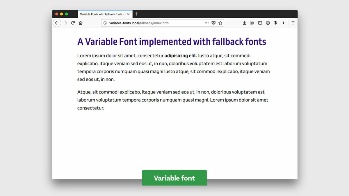 Implementing a variable font with fallback web fonts - Pimp my Type