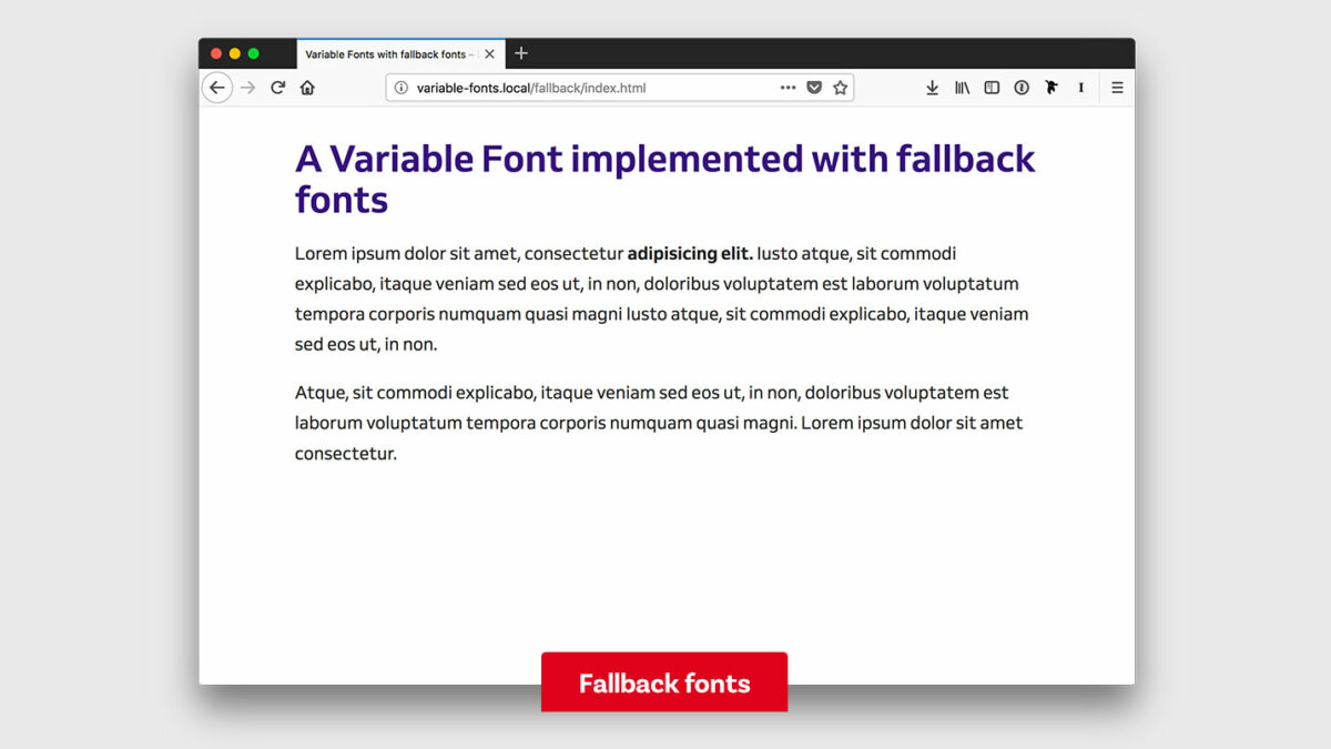 Implementing a variable font with fallback web fonts - Pimp my Type