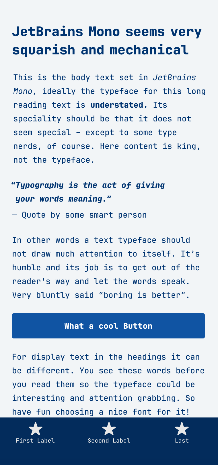 JetBrains Mono - Pimp my Type
