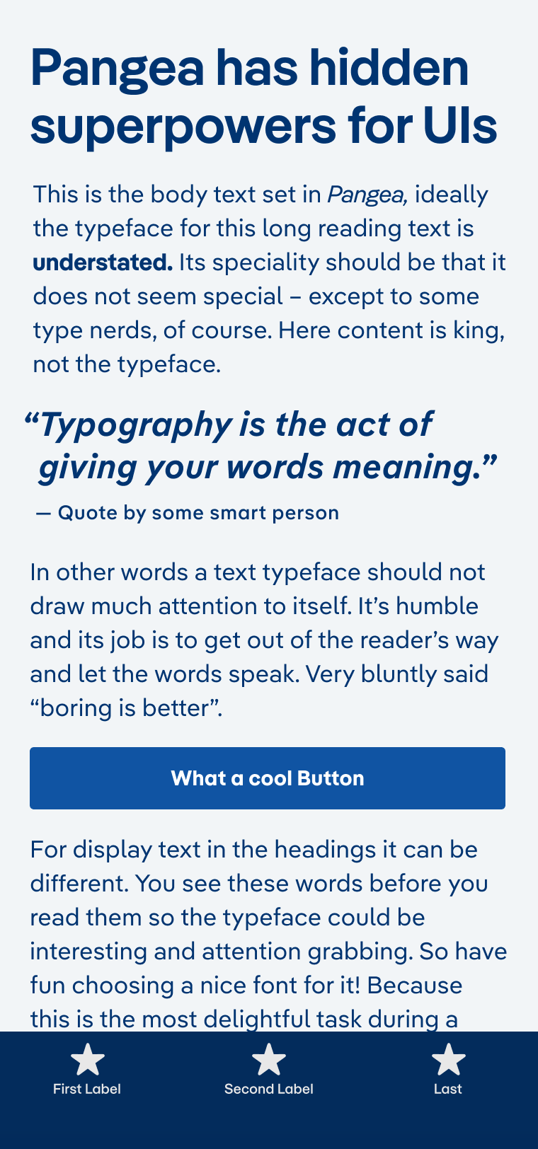 Pangea - Pimp my Type