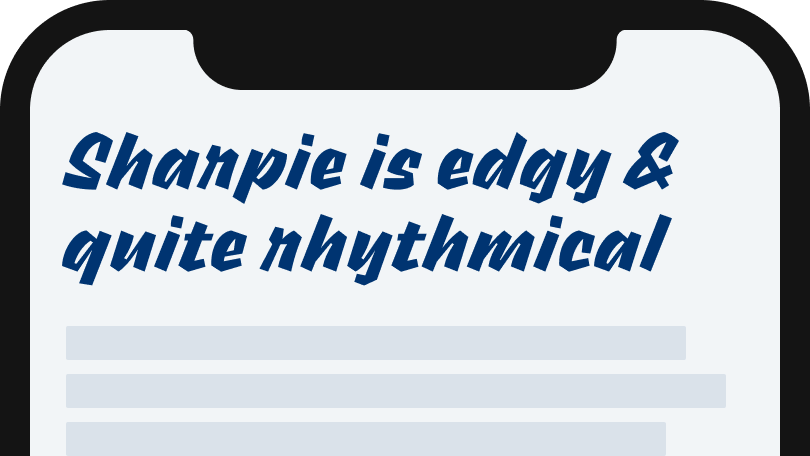 Sharpie (free font) - Pimp my Type