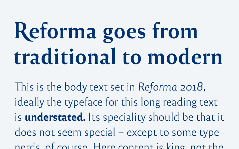 Reforma - Pimp my Type