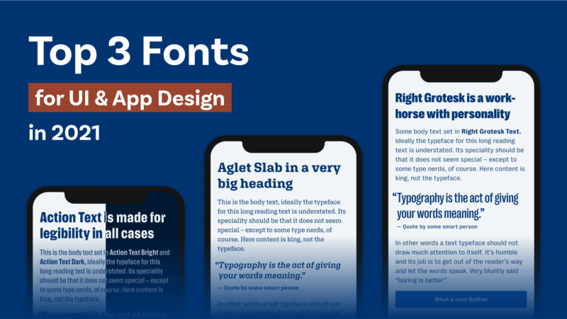 Top 3 fonts for UI and app design - Pimp my Type