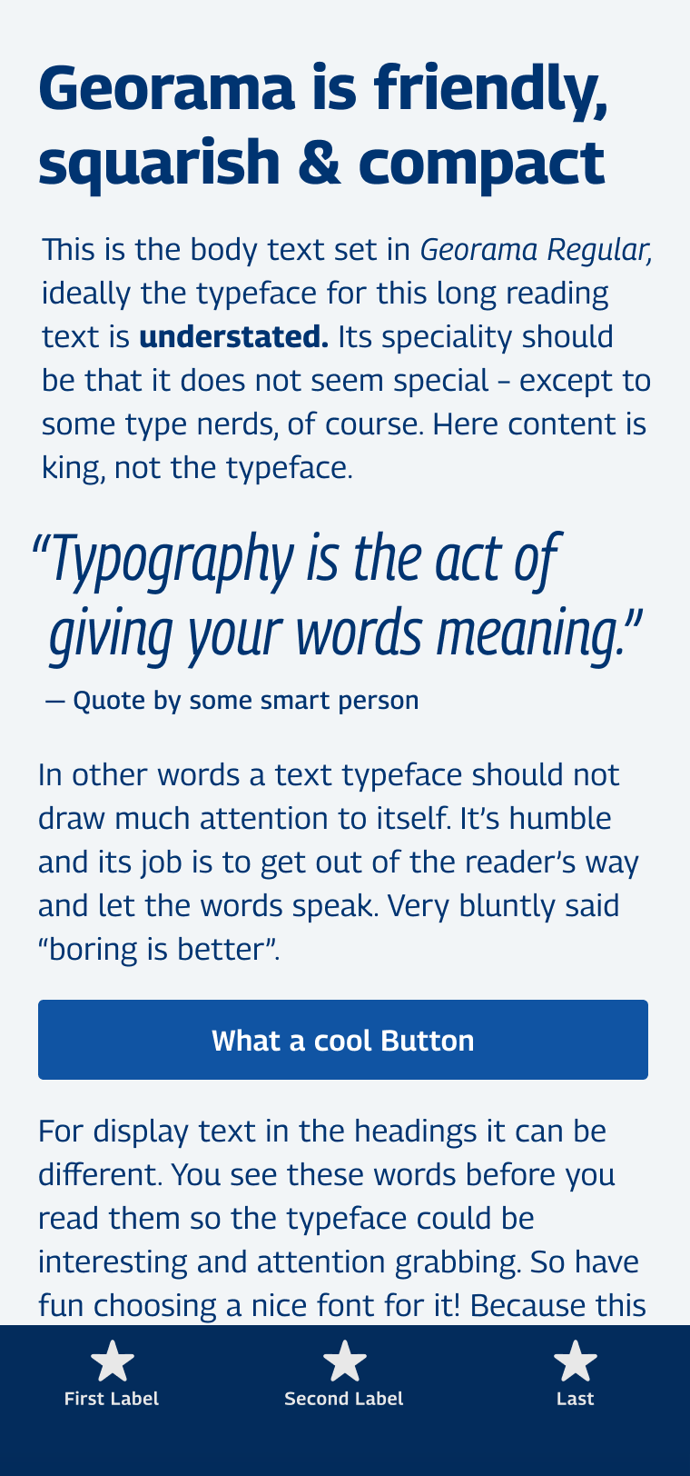 Georama - Pimp my Type