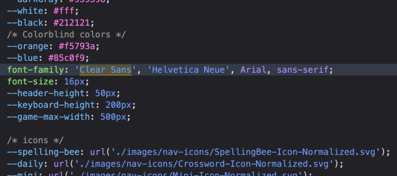 The intended Wordle Font, nobody can see - Pimp my Type