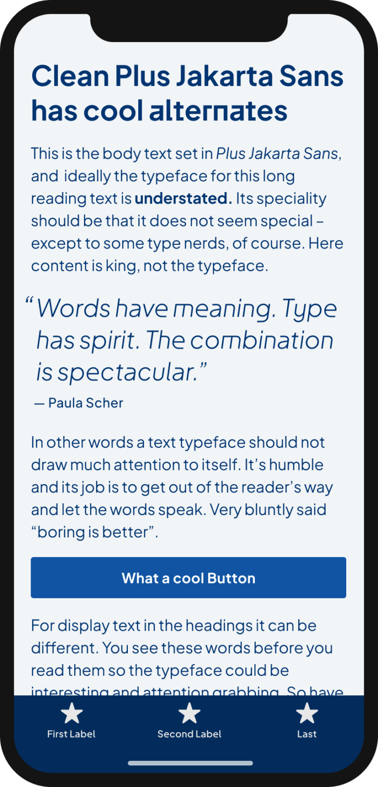 Plus Jakarta Sans - Pimp my Type