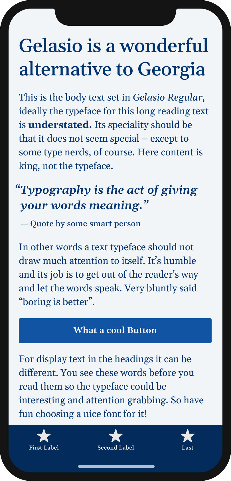 Gelasio (free font) - Pimp my Type