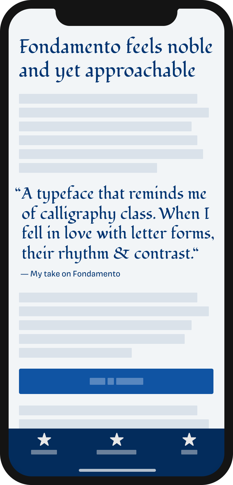 Fondamento (free font) - Pimp my Type