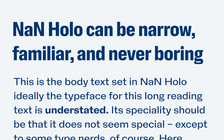 NaN Holo - Pimp my Type