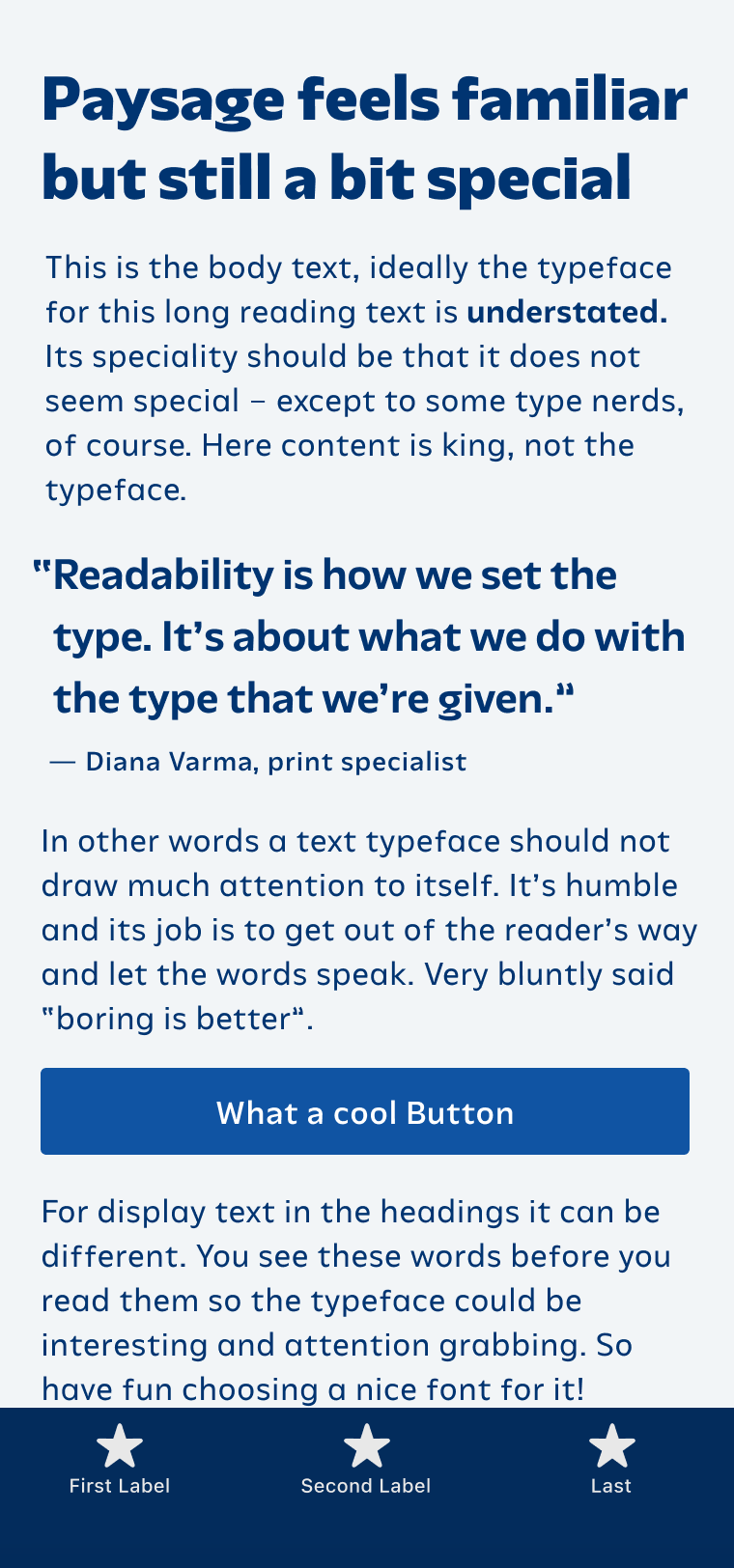 Paysage - Pimp my Type