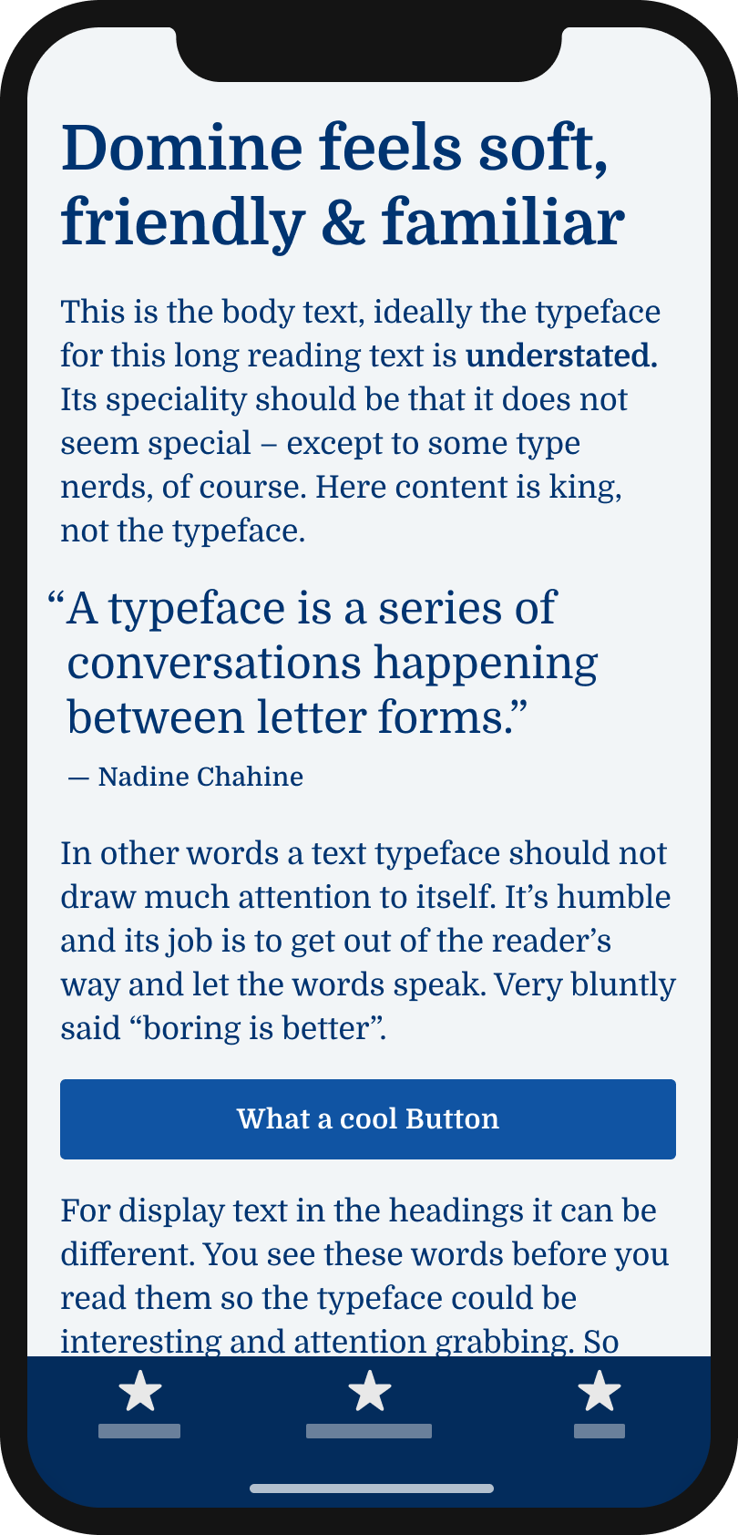 Domine (free font) - Pimp my Type