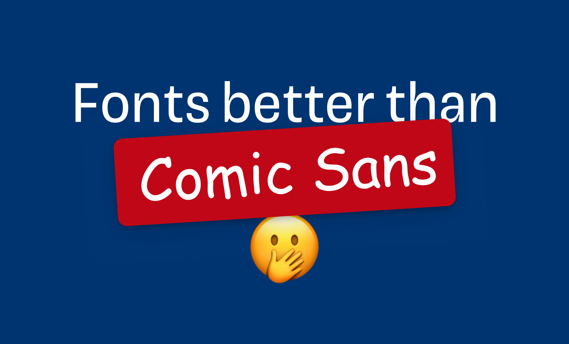 Alternatives To Comic Sans Pimp My Type Alternatives To Comic Sans Pimp My Type