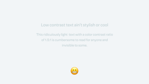 Fix Color Contrast – Web Accessibility for Text & UI Design - Pimp my Type