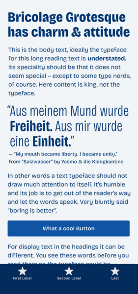 Bricolage Grotesque - Pimp my Type