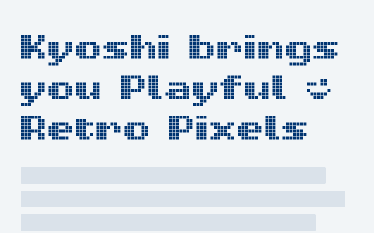 Kyoshi - Pimp my Type