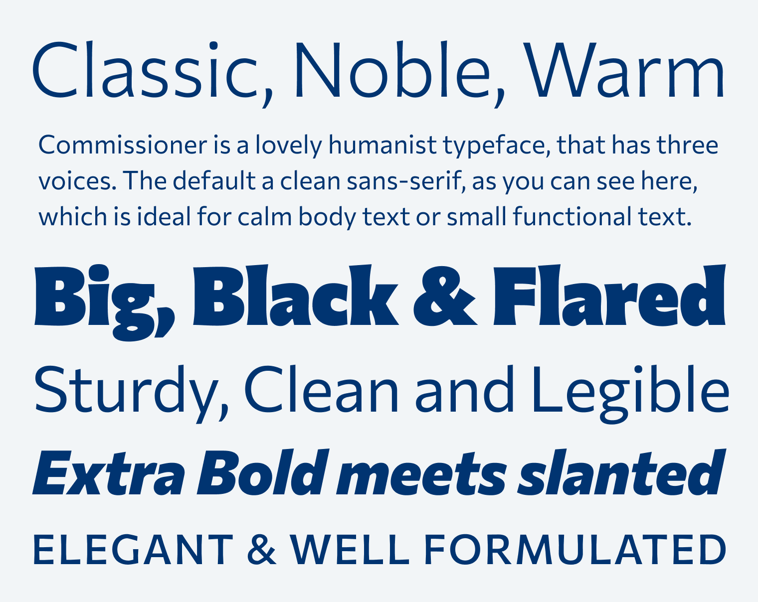 Commissioner - Pimp my Type