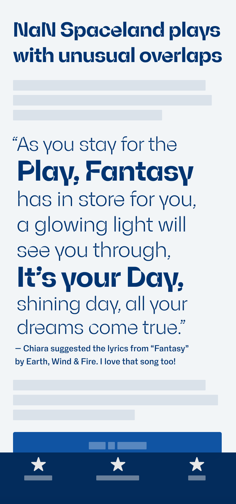 NaN Spaceland - Pimp my Type