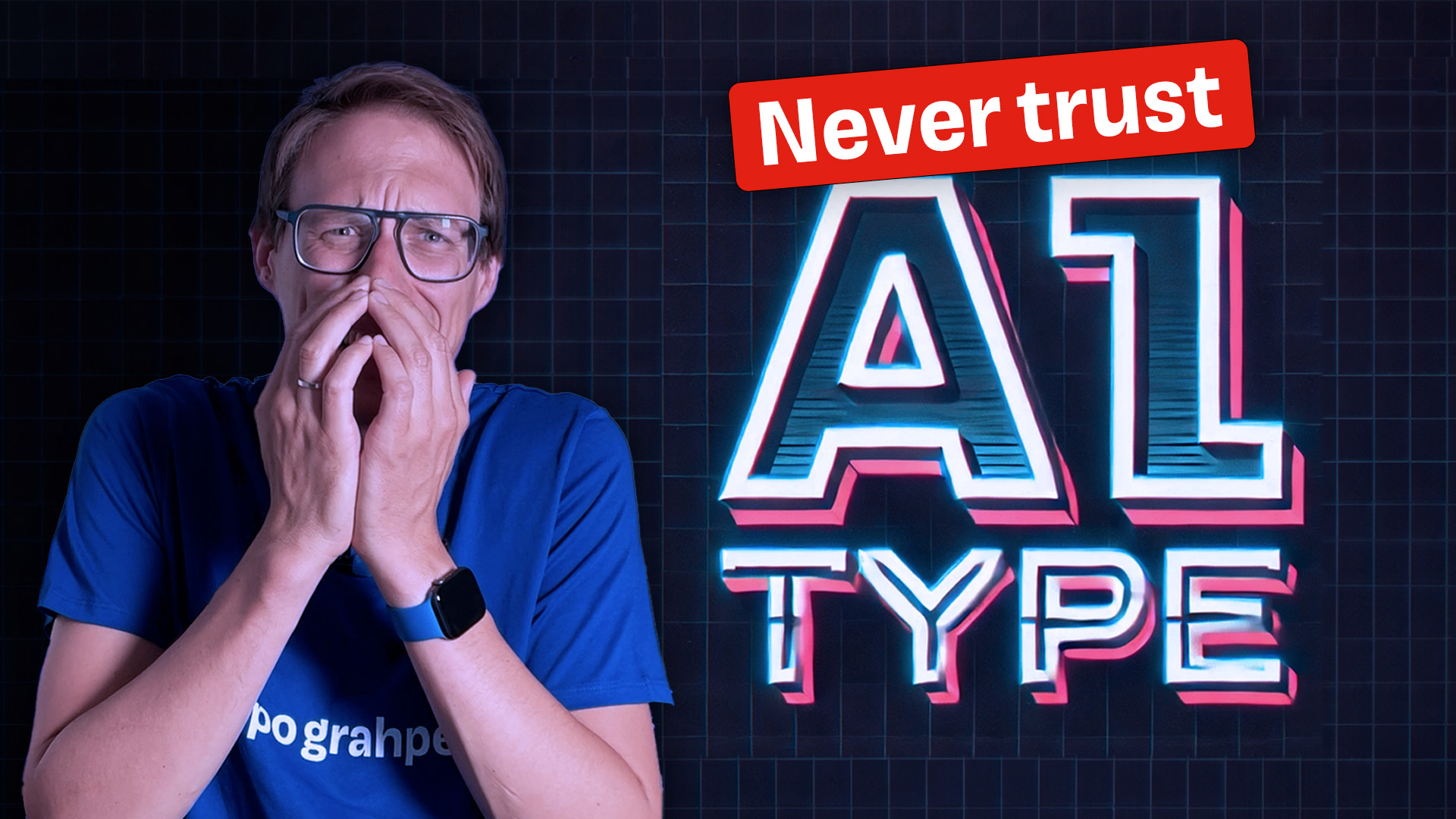 Never Trust AI Type: Fixing a Podcast Cover - Pimp my Type